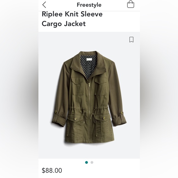 41 Hawthorn | Jackets & Coats | 4 Hawthorne Riplee Knit Sleeve Cargo Jacket Olive Green | Poshmark